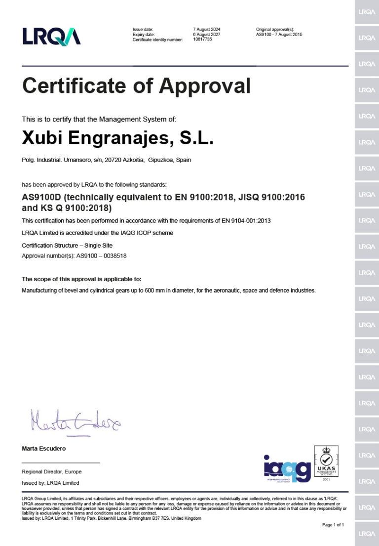 Company - Xubi Engranajes