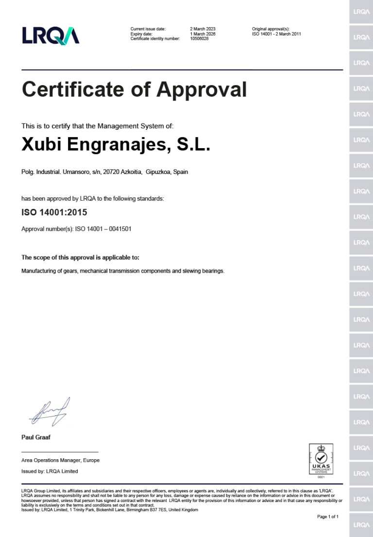 Company - Xubi Engranajes